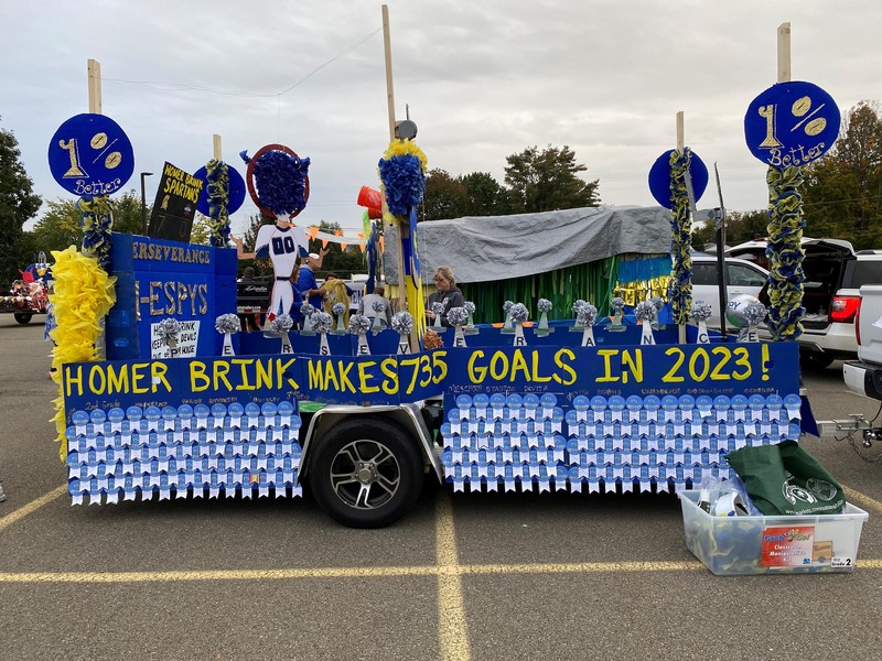 Spartan Pride On Parade for Homecoming | Homer Brink Elementary